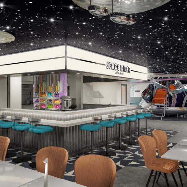 Space Diner - Cruise Saudi - Aroya Cruises | Cruise Ship Interiors Awards
